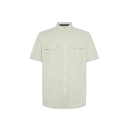Signal Button Up Shirt 'Pike' male size L Light grey / White