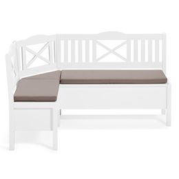 Tchibo - K&uuml;chen-Eckbank mit Sitzkissen - 167x48,5x93,5cm - beige -