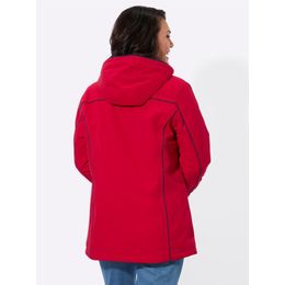 Casual Looks Damen Funktionsjacke, rot, Gr. 36, unifarben, 100% Polyester, Wattierung:100% Polyester, Jacken