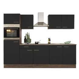 respekta Economy Leerk&uuml;chenblock - 270x60x205cm - schwarz -