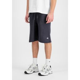 Herren Shorts "Waffle SL Shorts", grau, Gr. S, Alpha Industries, Obermaterial: 100% Baumwolle, Hosen