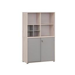 Tchibo - 3-teiliges B&uuml;rom&ouml;bel-Set &raquo;Serie 400&laquo; - 100,1x41x83,6cm - silber -