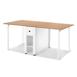 Tchibo - Esstisch mit einklappbaren Tischplatten - 168,5x86x72,5cm - schwarz -