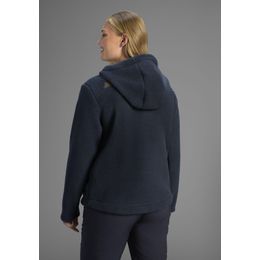 Maier Sports Damen Fleecejacke "DA-FLEECEJACKE RACKA W"graphite, Gr. 40, Obermaterial: 100% Polyester, Jacken, f&uuml;r Outdoor-Aktivit&auml;ten und Wandern