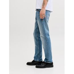 Jack & Jones JACK & JONES Herren Regular-fit-Jeans "JJICLARK JJVINTAGE NOOS"light blau denim, Gr. 32, Abriebeffekte, Denim/Jeans, Obermaterial: 98% Baumwolle, 2%