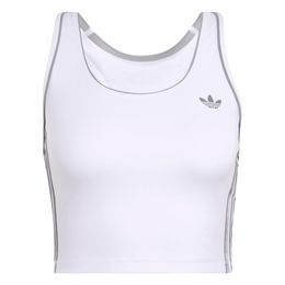 adidas Performance Sports Top female size XS Silver grey / White