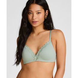 Hunkem&ouml;ller HUNKEM&Ouml;LLER Damen B&uuml;gelloser BH "Lola Padded Non-Wired Bra", Gr. 85gr&uuml;n, 58% Polyamid, 25% Polyester, 17% Elasthan, BHs