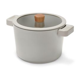 Tchibo - Kochtopf mit Glasdeckel - wei&szlig;