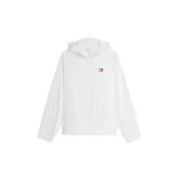 Tommy Jeans Top 'Tommy Badge Ripstop Slim' Damen Gr&ouml;&szlig;e S/M wei&szlig; Sommerjacke