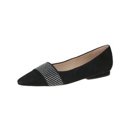 Peter Kaiser Damen Ballerina "Peter Kaiser Ballerinas Veloursleder/Textil", Gr. 35,5, schwarz, Textil, Veloursleder, Schuhe