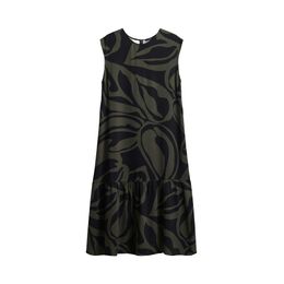 Opus Kleid 'Wicyla Lush' Damen Gr&ouml;&szlig;e 42 dunkelgr&uuml;n / schwarz
