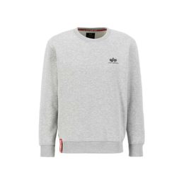 Alpha Industries Sweatshirt 'Basic Logo' Herren Gr&ouml;&szlig;e L grau