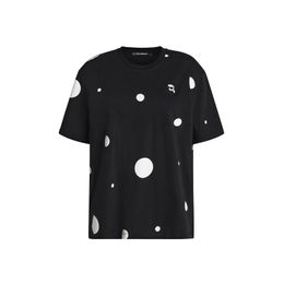 K by KARL LAGERFELD Karl Lagerfeld T-Shirt 'Ikon' Damen Gr&ouml;&szlig;e XS schwarz / wei&szlig;