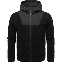 Ragwear Funktionsfleecejacke 'Adar' Herren Gr&ouml;&szlig;e M anthrazit / schwarz