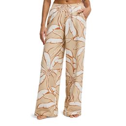 Billabong Damen Outdoorhose "Tropic Breeze", beige, Gr. XS, Obermaterial: 48% Viskose, 44% Baumwolle, 8% Leinen., Hosen