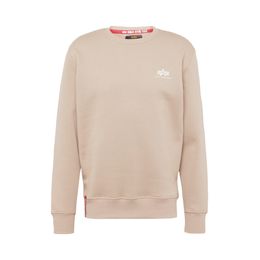 Alpha Industries Sweatshirt male size M Sand / White