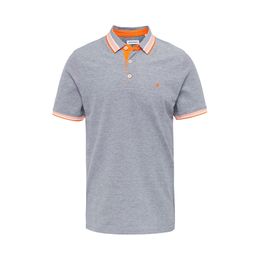 JACK & JONES Shirt 'JJEPaulos' male size XXS Smoke blue / Mandarine / White