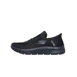 SKECHERS Slip-Ons 'Go Walk Flex - Hands Up' male size 46 Black / White