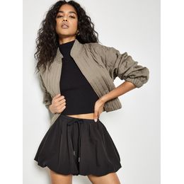 Apricot Damen Shorts "Mini-Shorts", schwarz, Gr. 36, gewebt, Obermaterial: 100% Baumwolle CO., Hosen, mit Bubble-Saum