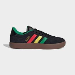 Herren Sneaker "VL COURT 3.0", adidas Sportswear, Gr. 42core schwarz, gr&uuml;n, pure ruby, Leder, Synthetik, Textil, Schuhe, Design auf den Spuren des