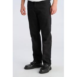 LINDBERGH Herren 5-Pocket-Jeansschwarz, Gr. 32, unifarben, Denim/Jeans, Obermaterial: 100% Baumwolle, Jeans, aus weicher Baumwolle