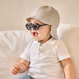 MaxiMo Jungen Schirmm&uuml;tze, beige, Gr. 47, Web, Baumwolle, M&uuml;tzen