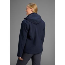 Maier Sports Damen Allwetterjacke "DA-JACKE MTEX EL. METORTHERMREC W"night sky, Gr. 34, Obermaterial: 100% Polyester, Jacken, wasser- und winddicht,