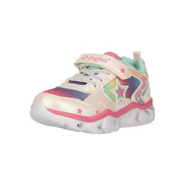 ZIGZAG M&auml;dchen Sneaker "Saserta", Gr. 28, bunt, Kunstfaser, Lederimitat, Schuhe, im stylischen Metallic-Design mit aufleuchtender Sohle