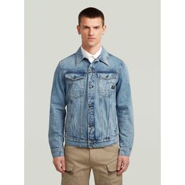 G-Star Raw G-STAR Herren Jeansjacke "Essential TD Arc 3D Jacke", blau, Gr. M, Obermaterial: 50% Baumwolle, 30% Baumwolle, 20% Baumwolle, Jacken