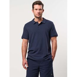 MCS Herren Kurzarmhemd "MCS Polo shirt MCMarlon"schwarz sapphire, Gr. S, Obermaterial: 100% Baumwolle, Hemden