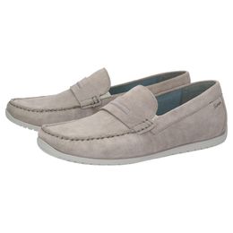 Sioux Herren Slipper "Rodimiro-701", Gr. 44, grau, Obermaterial: 100% Kalbsveloursleder CAVL. 100% Gummi rubber., Schuhe