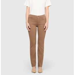 MAC Damen Slim-fit-Jeans "DREAM", braun, Gr. 44, Denim/Jeans, Obermaterial: 88% Baumwolle, 8% Elastomultiester, 4% Elasthan, Jeans, sehr elastisches