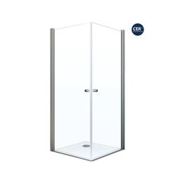 Breuer Dusche &raquo;Elana 6&laquo; - 90x90x200cm - silber -