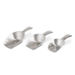 Tchibo - 3 Dosierschaufeln - silber