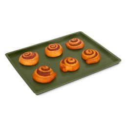 Tchibo - Dauerbackmatte mit Rand - dunkelgr&uuml;n