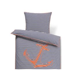 Tchibo - Perkal-Bettw&auml;sche - orange