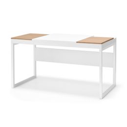 Tchibo - Schreibtisch mit Klappf&auml;chern - 140,5x71x75,5cm - braun -
