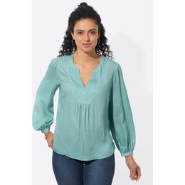 Inspirationen Damen Schlupfblusesalbei, Gr. 48, unifarben, 100% Viskose, Blusen