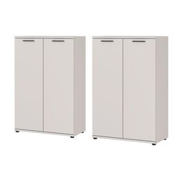 Tchibo - Aktenschrank &raquo;Floda&laquo; - 175x40x120cm - schwarz -