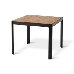 Tchibo - Quadratischer Gartentisch mit abgerundeten Beinen - 95,5x95,5x75cm - schwarz -