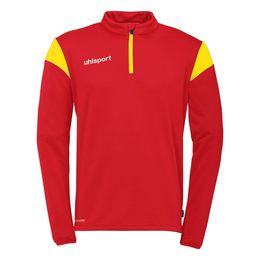 Uhlsport Herren Trainingspullover "1/4 ZIP TOP Squad 27", rot, Gr. 4XL, Obermaterial: 100% Polyester Pol. recyc.., Pullover