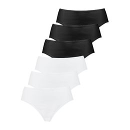 Nina von C. Damen Jazz-Pants Slips "6er Pack Damen Jazzpant Fine Cotton", Gr. 40, bunt, Obermaterial: 100% Baumwolle CO., Unterhosen