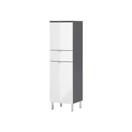 Tchibo - Schrank &raquo;Mauresa&laquo; - 34x34x120cm - chrom -
