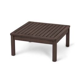Tchibo - Beistelltisch mit h&ouml;henverstellbarer Tischplatte - 62x62x28cm - dunkelbraun -
