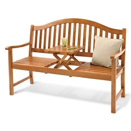 Tchibo - Bank &raquo;Lenja" mit hochklappbarem Tabletttisch - 150x63x104cm - braun -