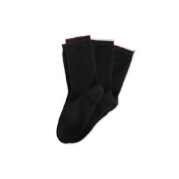 Tchibo - 3 Paar Socken - Damen - Gr. 39-42 - schwarz