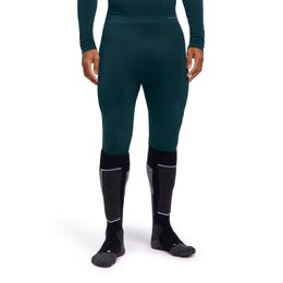 Falke Kinder Funktionsunterhose "3/4 Maximum Warm", gr&uuml;n, Gr. L, Obermaterial: 67% Polyamid Polyam.recyc. 26% Polyester PES. 7% Elasthan EL.,