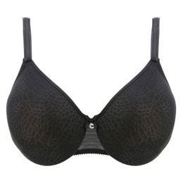 Chantelle Damen B&uuml;gel-BH "C MAGNIFIQUE", Gr. 70schwarz, Obermaterial: 76% Polyamid, 24% Elasthan, BHs, f&uuml;r gro&szlig;e Cups geeignet