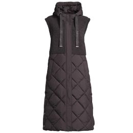 NEW VIEW Damen Steppweste "Tabea", grau, Gr. XXL, uni, Obermaterial: 100% Polyester PES., Westen, mit 2-Wege-Rei&szlig;verschluss