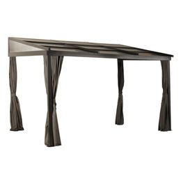 Tchibo - Terassen&uuml;berdachung &raquo;Budapest&laquo; - 364x298x242cm - bronze -